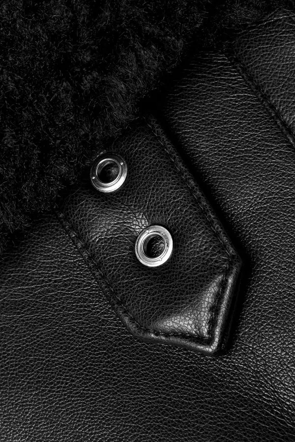 STAND STUDIO Rind Faux Shearling Coat