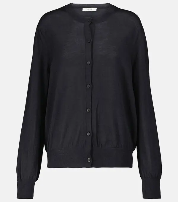 THE ROW Battersea Cashmere Cardigan - Blue