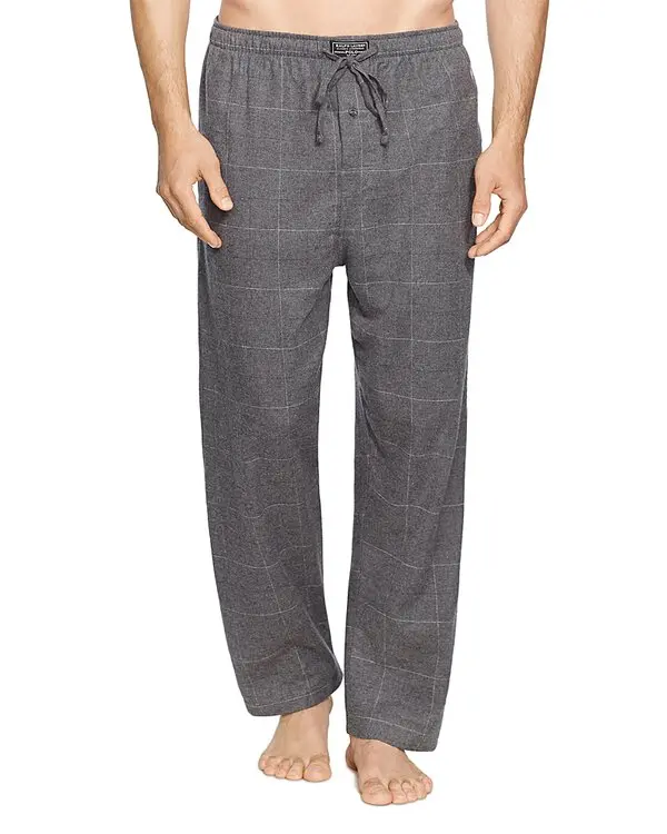 Polo Ralph Lauren Flannel Pajama Pants - Charcoal Midnight