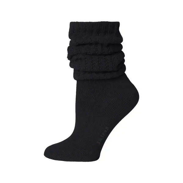 SKIMS Cable Knit Slouch Socks - Soot