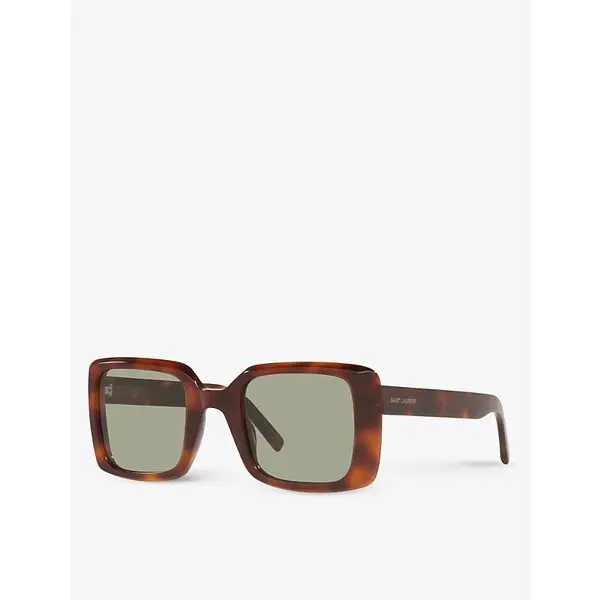 Saint Laurent Sl497 Rectangular-frame Sunglasses