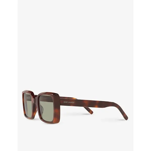 Saint Laurent Sl497 Rectangular-frame Sunglasses