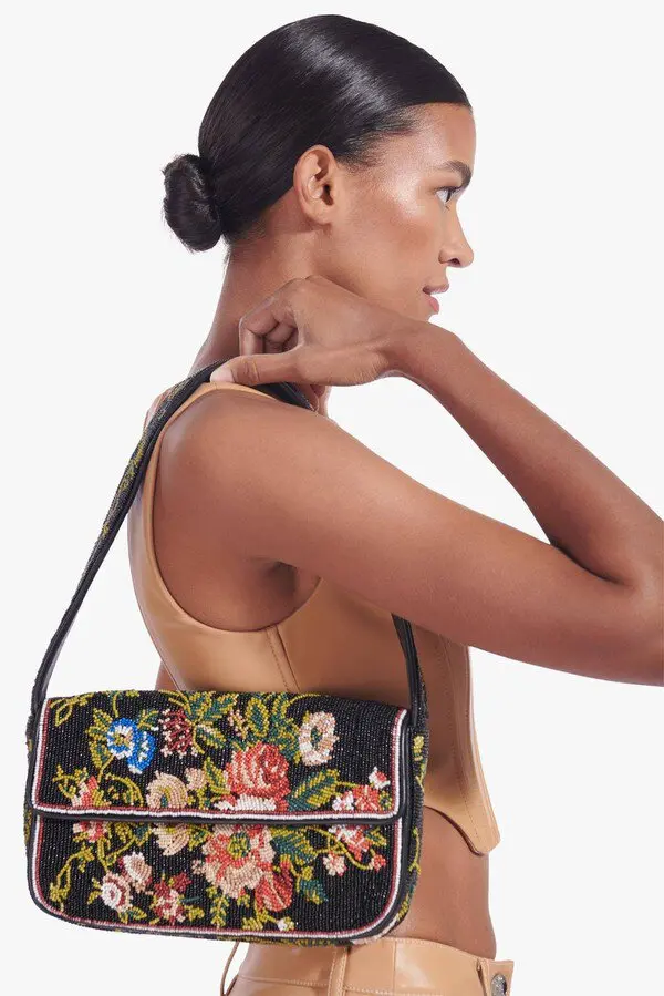 Staud Tommy Beaded Bag | Floral