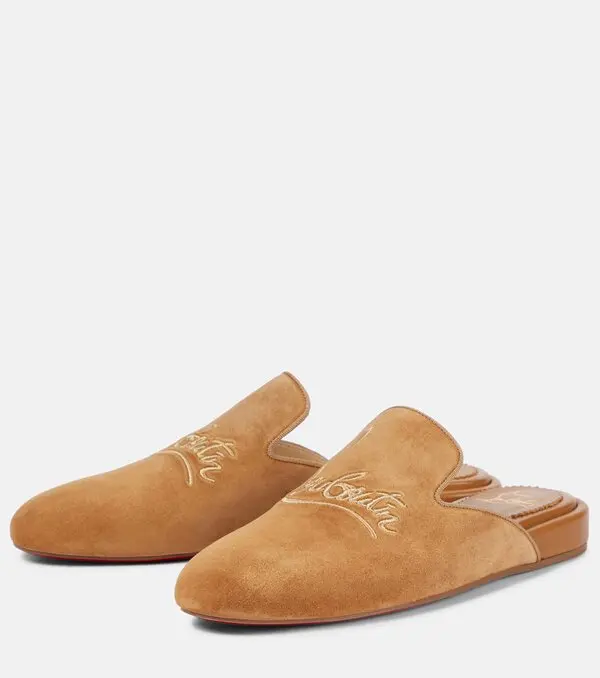 CHRISTIAN LOUBOUTIN Coolito Donna Suede Slippers