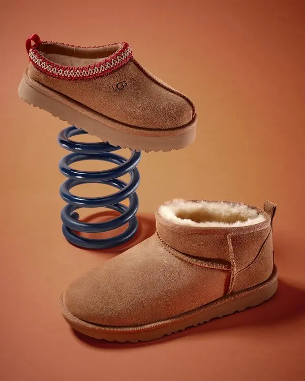 UGG Tazz Platform Slippers - Chestnut