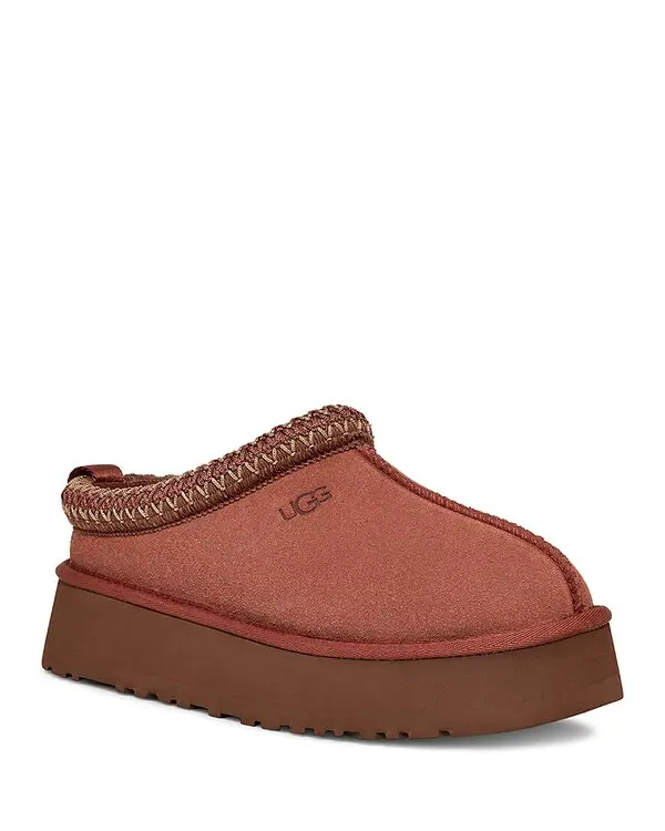 UGG Tazz Platform Slippers - Red Jasper