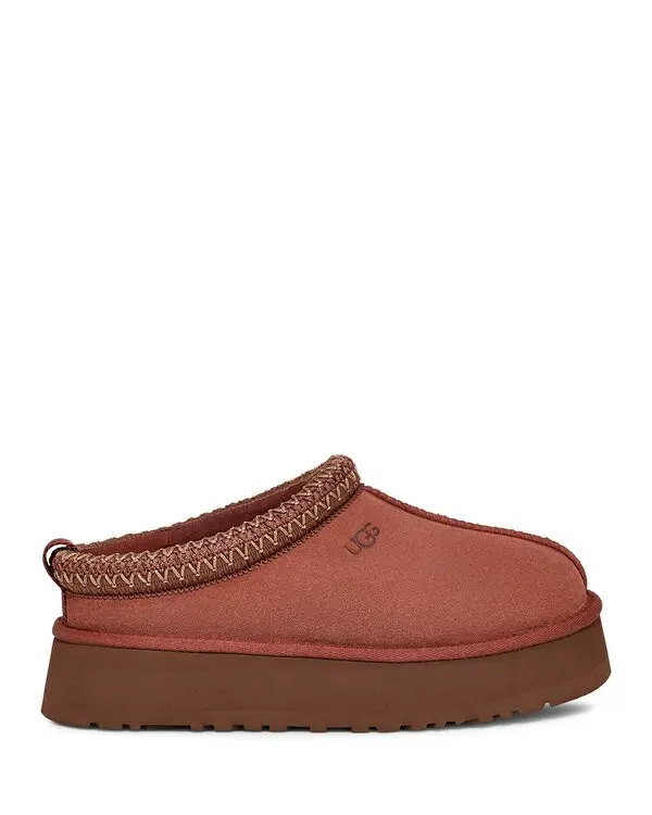 UGG Tazz Platform Slippers - Red Jasper