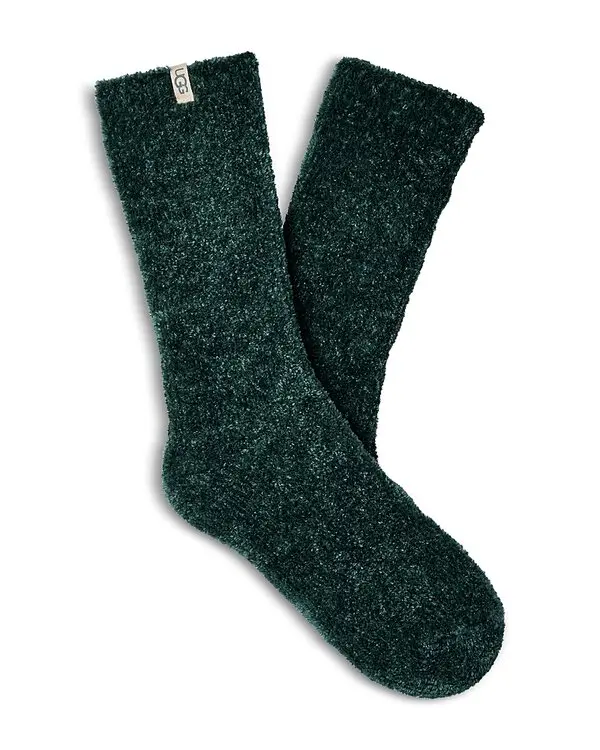 UGG Leda Cozy Crew Socks - Saltwater Blue