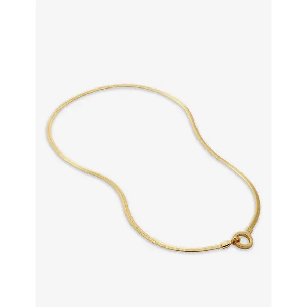 Monica Vinader Snake Chain Necklace - Gold