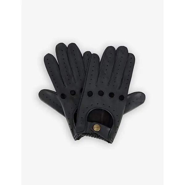 DENTS Delta Leather Driving Gloves - Black