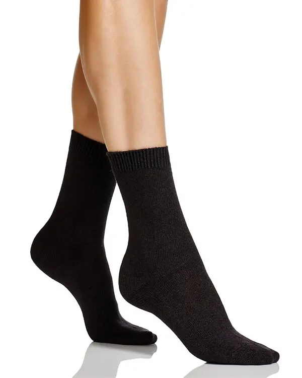Falke Cosy Mid-calf Socks - Black