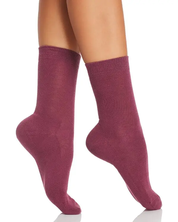 Falke Cosy Mid-calf Socks - Mauve