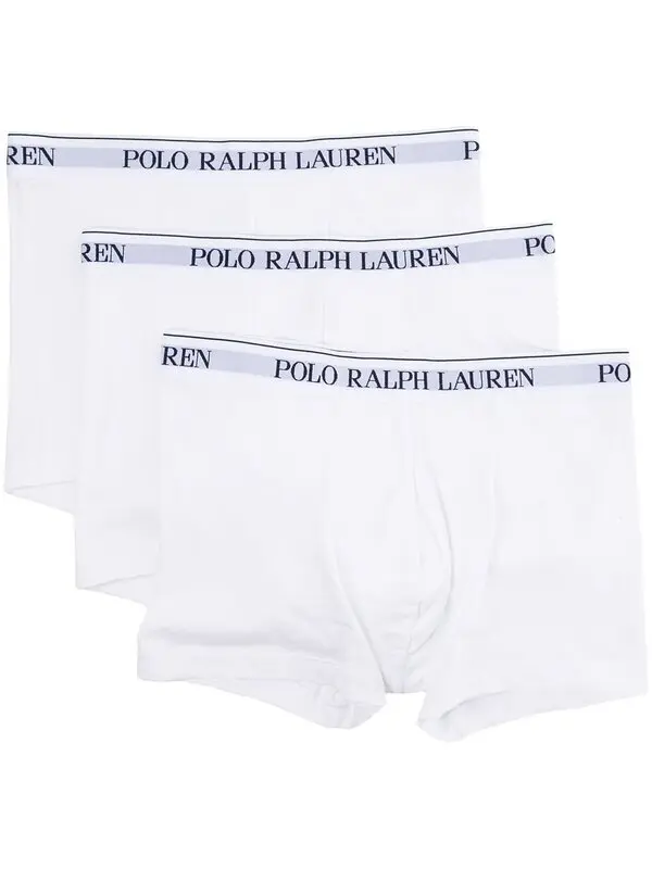 Polo Ralph Lauren Logo-waistband Boxers - White