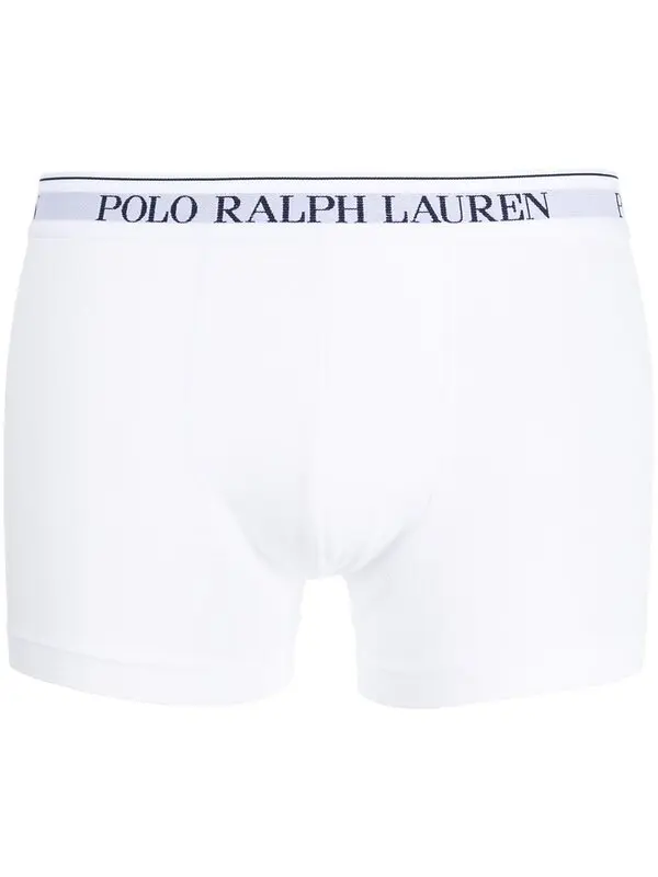 Polo Ralph Lauren Logo-waistband Boxers - White