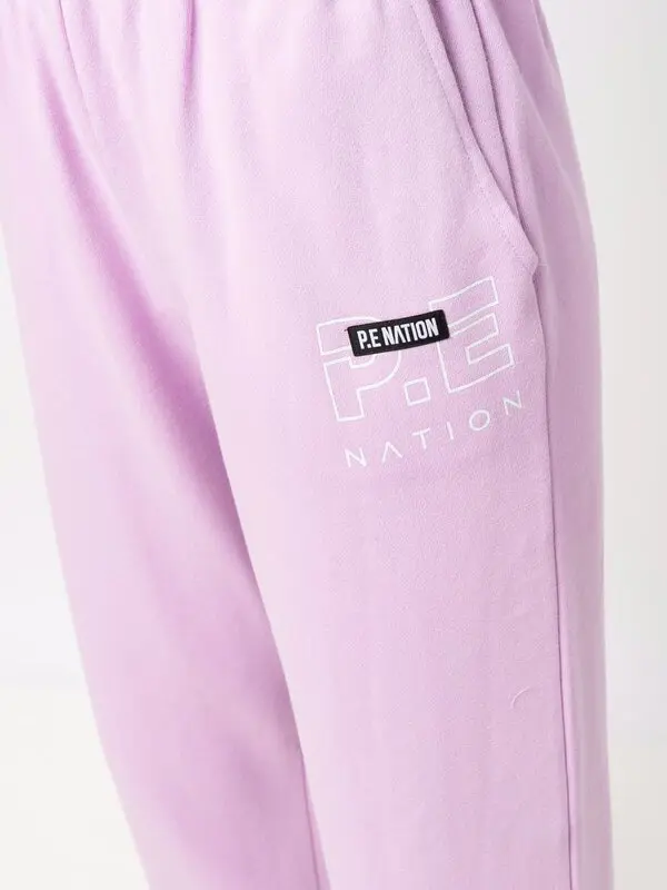 P.E Nation Logo-patch Track Pants