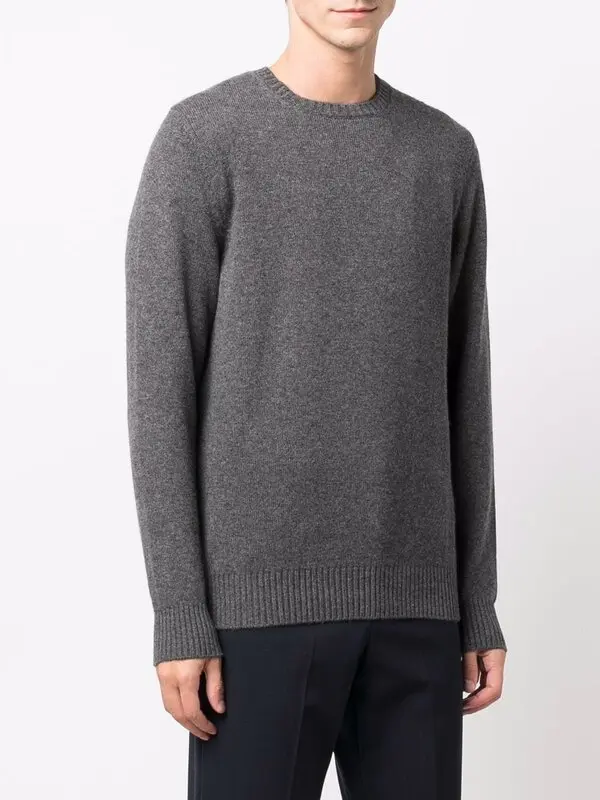 DRUMOHR Crew-neck Cashmere Jumper - Grey