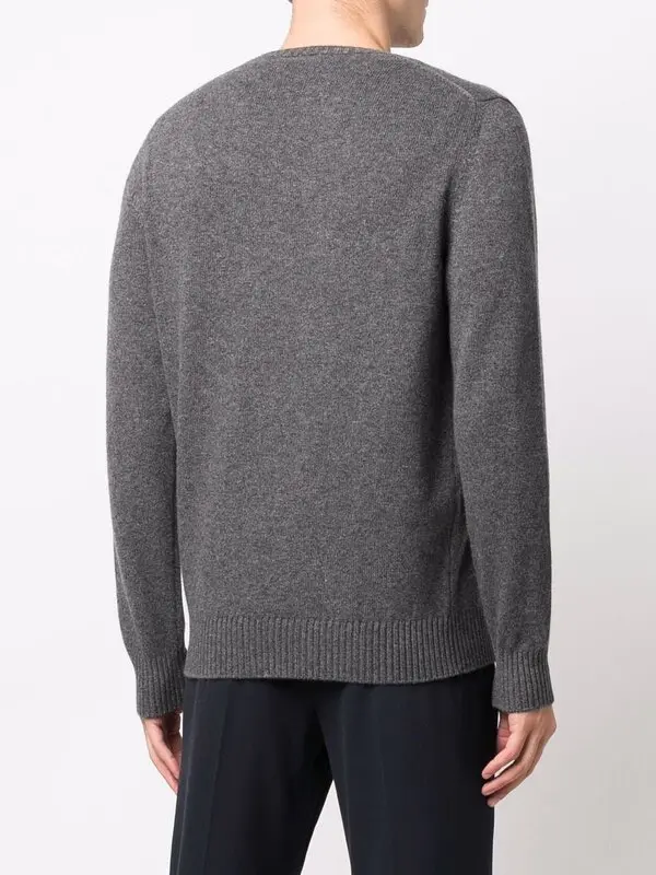 DRUMOHR Crew-neck Cashmere Jumper - Grey