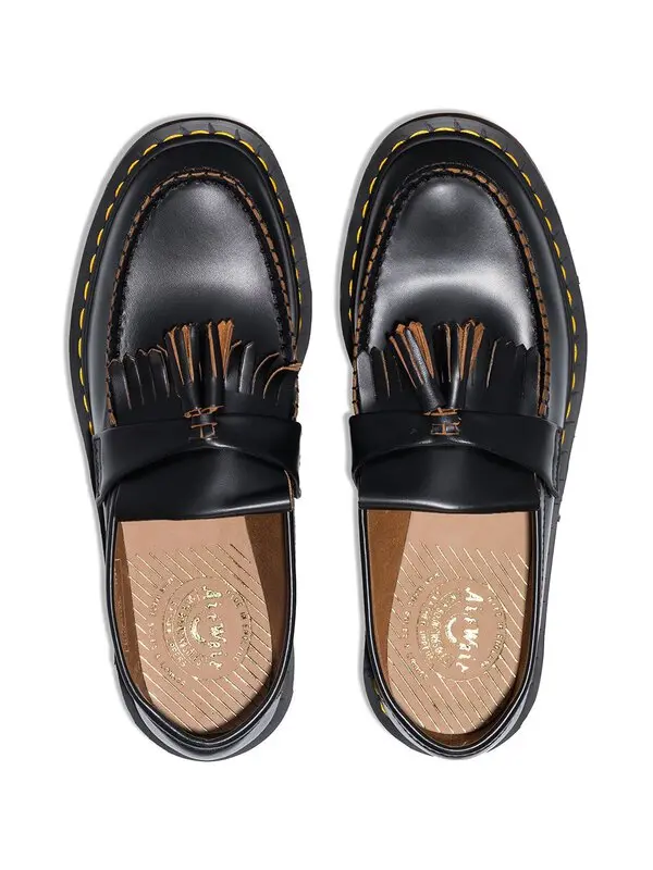 Dr. Martens Mie Vintage Tassled Leather Loafers - Black