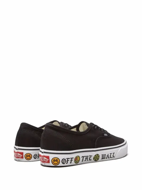 VANS Authentic Sidewall Sneakers - Black