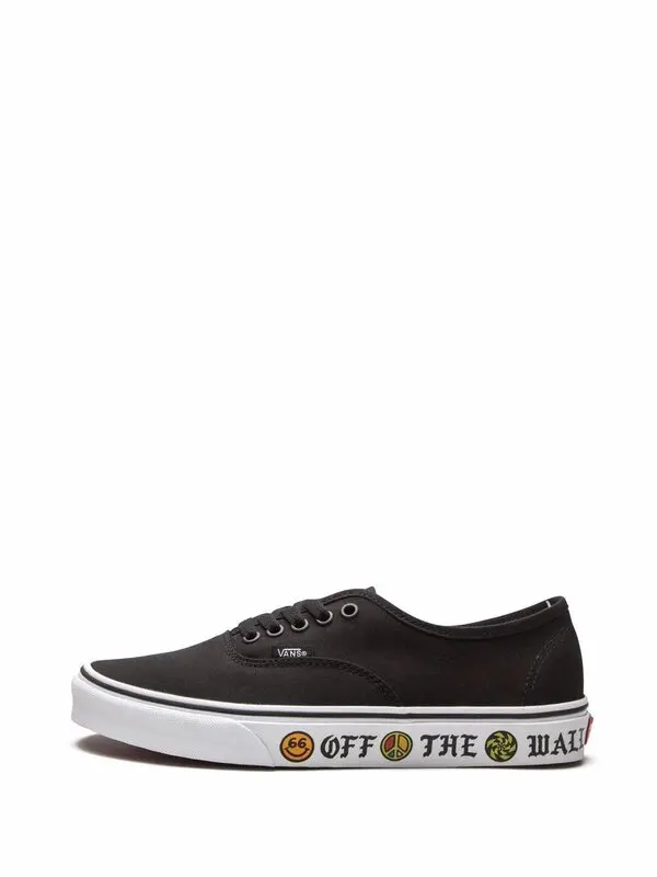 VANS Authentic Sidewall Sneakers - Black