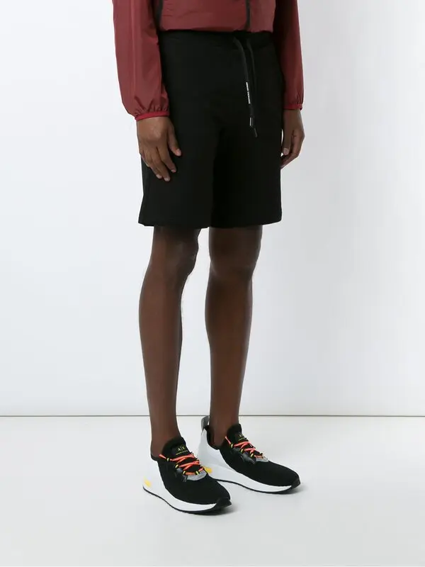 Armani Exchange Drawstring Track Shorts - Black