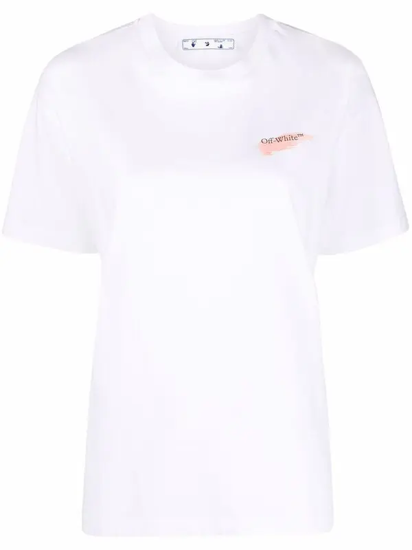 Off-White Logo-print Short-sleeve T-shirt - White