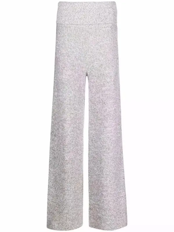 Off-White Languid Wide-leg Trousers - White