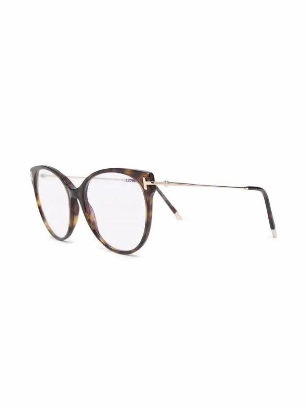 TOM FORD Oversized Tortoiseshell-frame Glasses