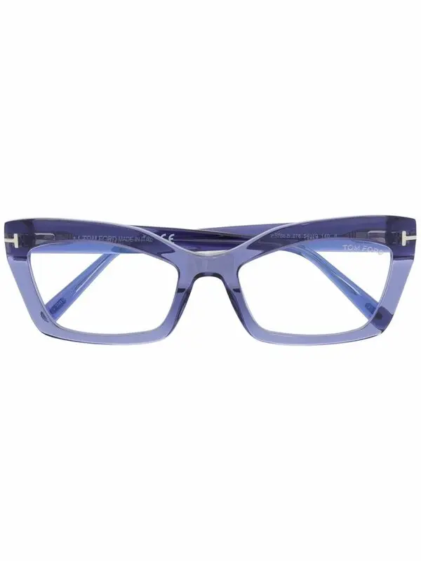 TOM FORD Cat-eye Frame Glasses - Blue
