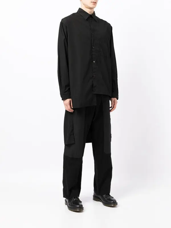 Yohji Yamamoto Asymmetric Cotton Shirt