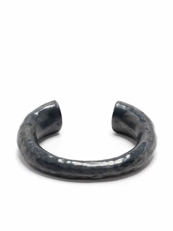 PARTS OF FOUR Druid Hammered Bracelet - Silver