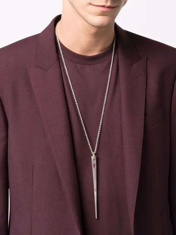 PARTS OF FOUR Big Spike Pendant Necklace