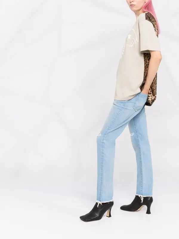 Junya Watanabe Distressed Skinny-cut Jeans