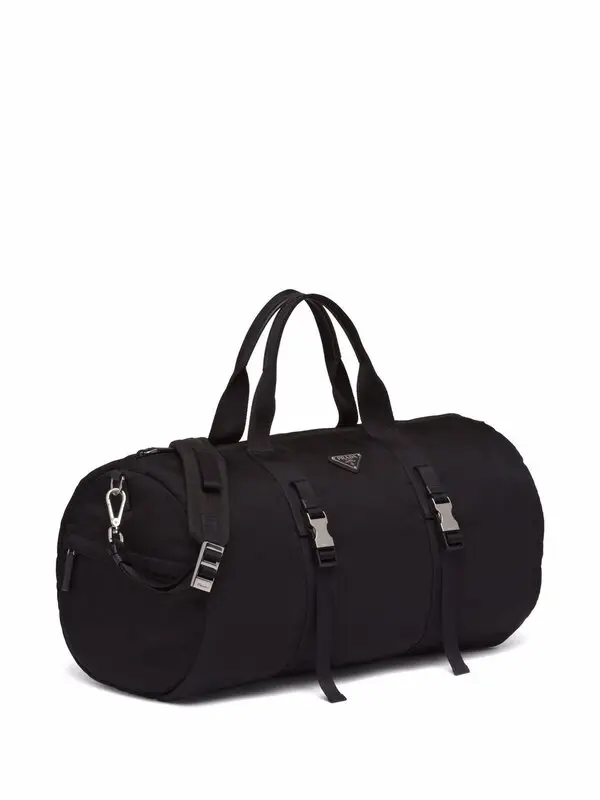 Prada Triangle Logo Duffle Bag