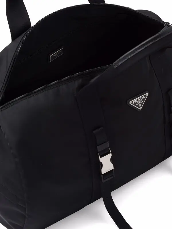 Prada Triangle Logo Duffle Bag