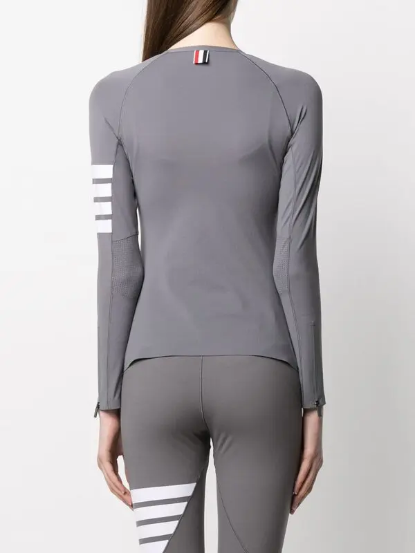 Thom Browne 4-bar Compression Top - Grey