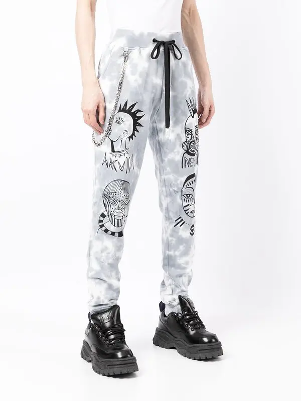 HACULLA. Tie Dye-print Drawstring Track Pants