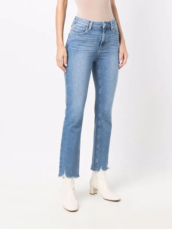 Paige Mid-rise Straight-leg Jeans