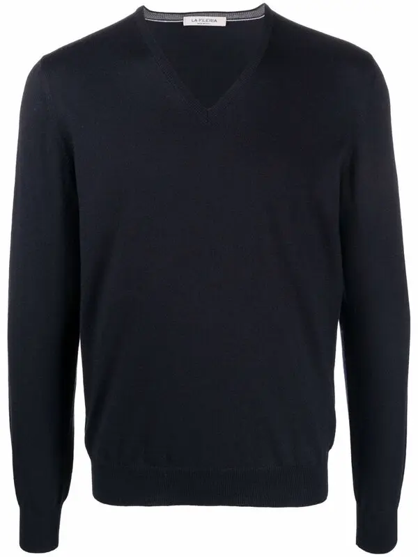 FILERIA Wool V-neck Jumper