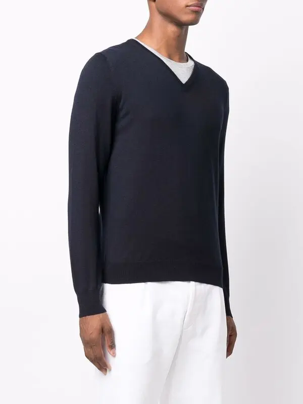 FILERIA Wool V-neck Jumper