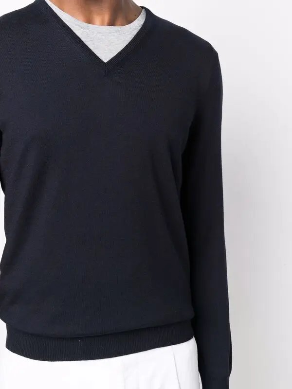 FILERIA Wool V-neck Jumper