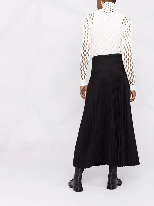 Valentino Garavani Cut-out Knitted Jumper - White