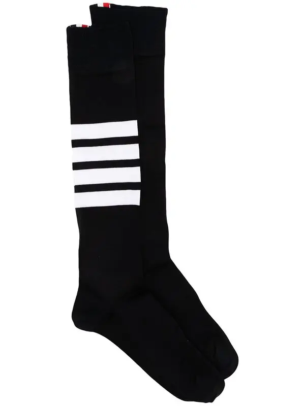Thom Browne 4-bar Stripe Crew Socks - Black