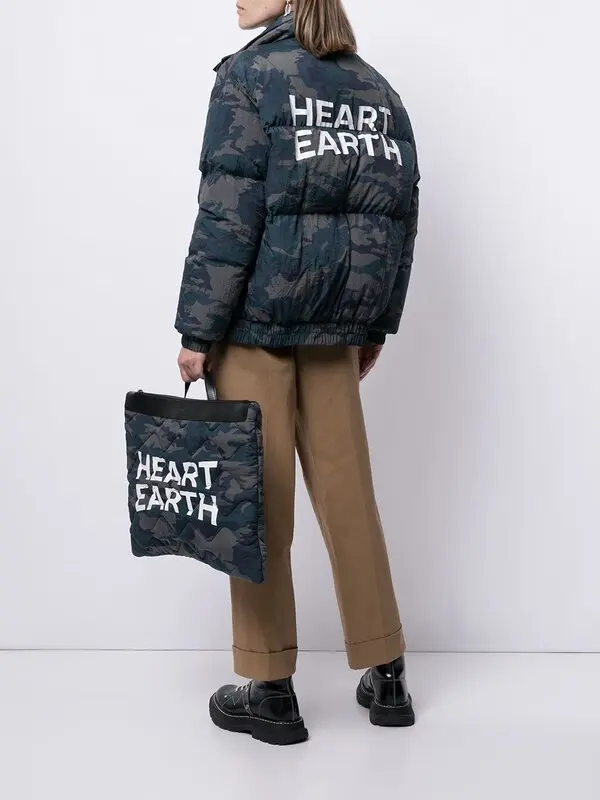 PORTS V Heart Earth Camouflage Padded Jacket