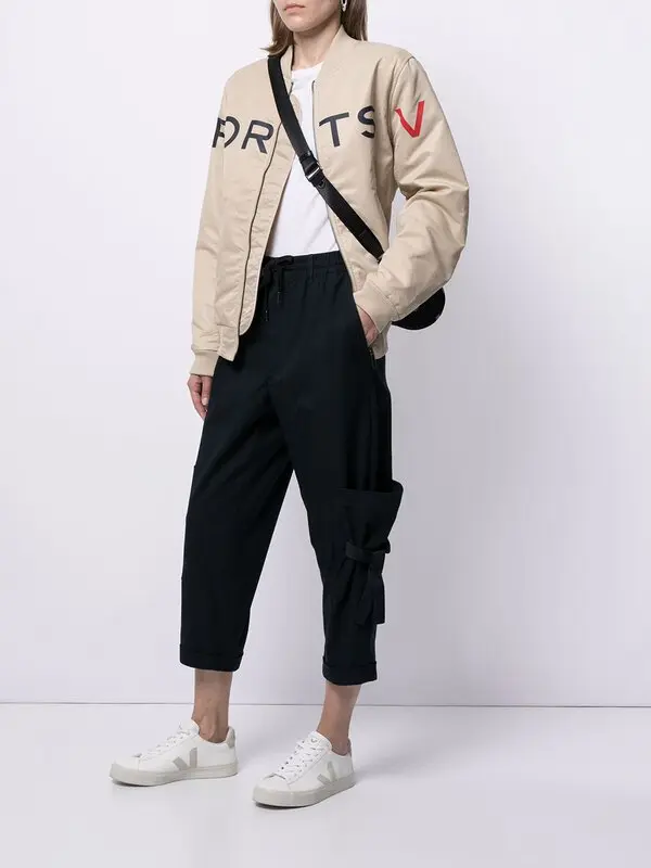 PORTS V Logo-print Bomber Jacket