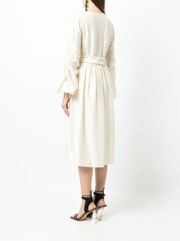 BARUNI Belted Midi Dress