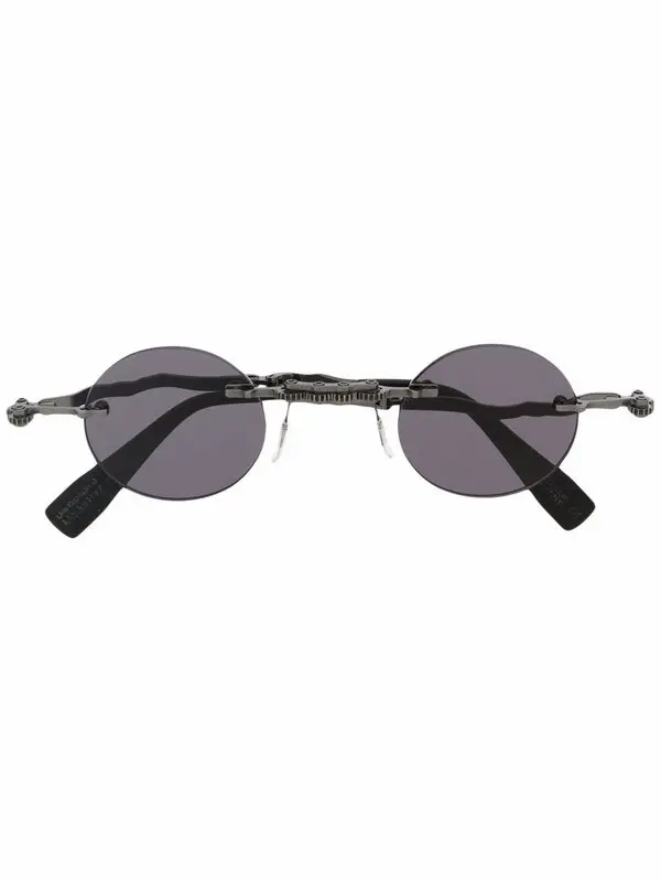 KUBORAUM Round Frame Sunglasses - Black