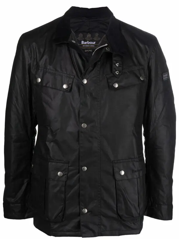 Barbour Wax-coated Zipped Jacket
