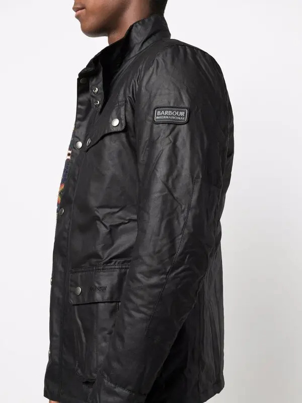 Barbour Wax-coated Zipped Jacket