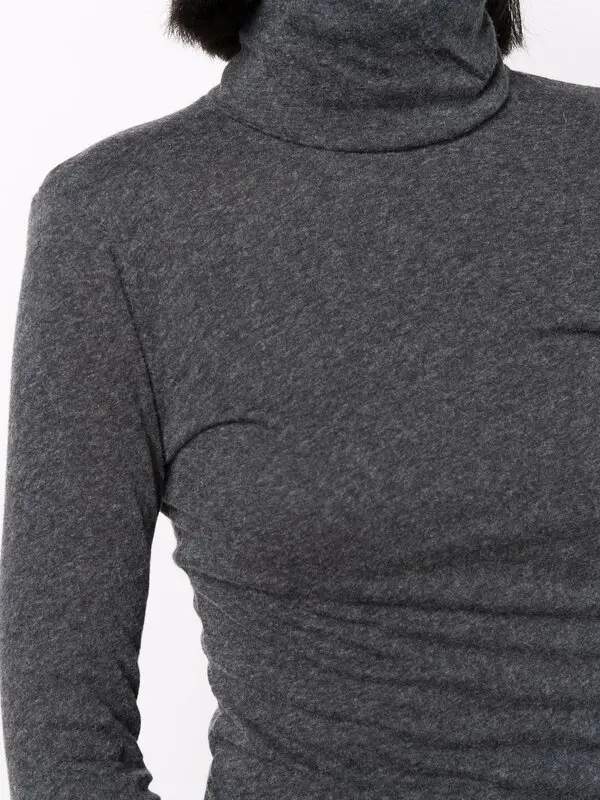 Majestic Filatures Roll Neck Jumper - Grey